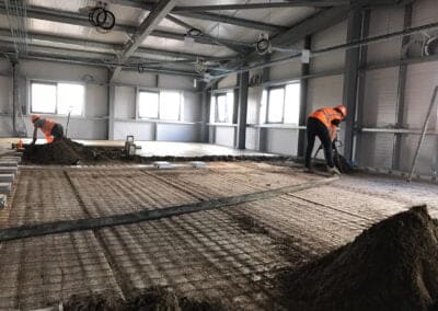Fibre reinforced screed - Warehouse flooring - Bedford - 240㎡ - 01933 ...