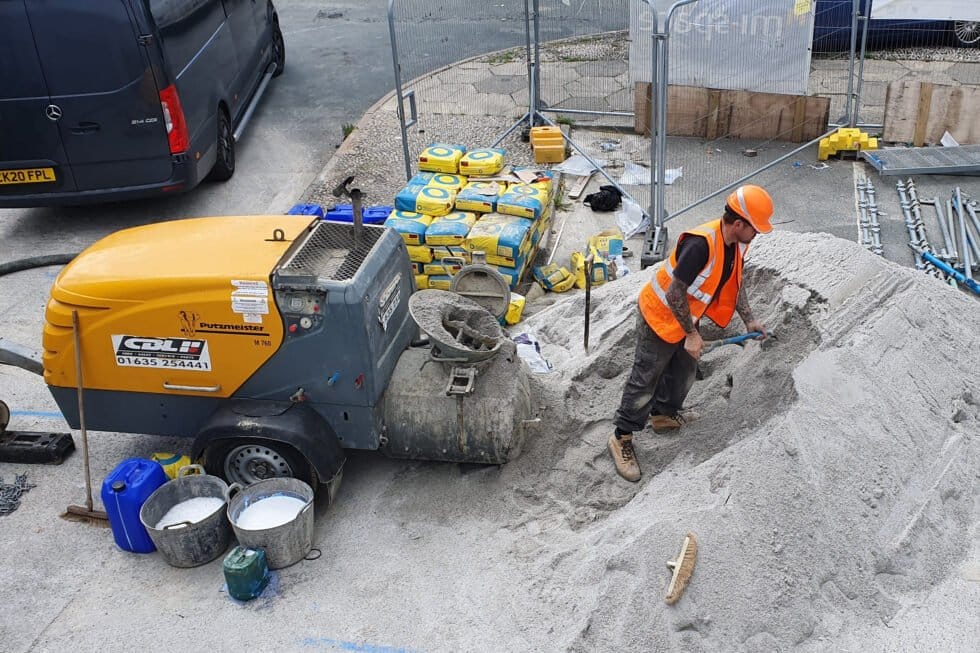 Our work : Fibre Reinforced Screed - Epoxy Resin flooring contractors ...