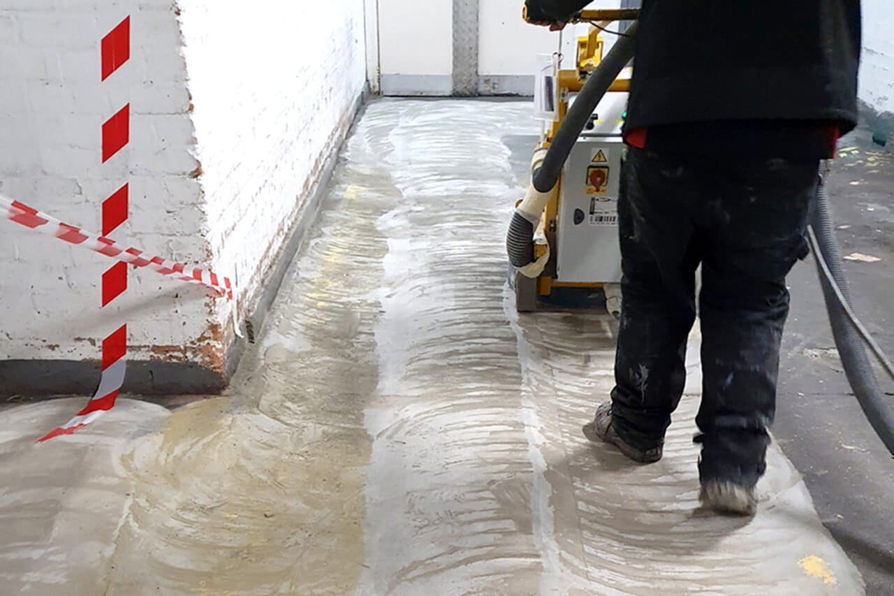Industrial Floor Preparation : Diamond grinding / Laitance removal ...