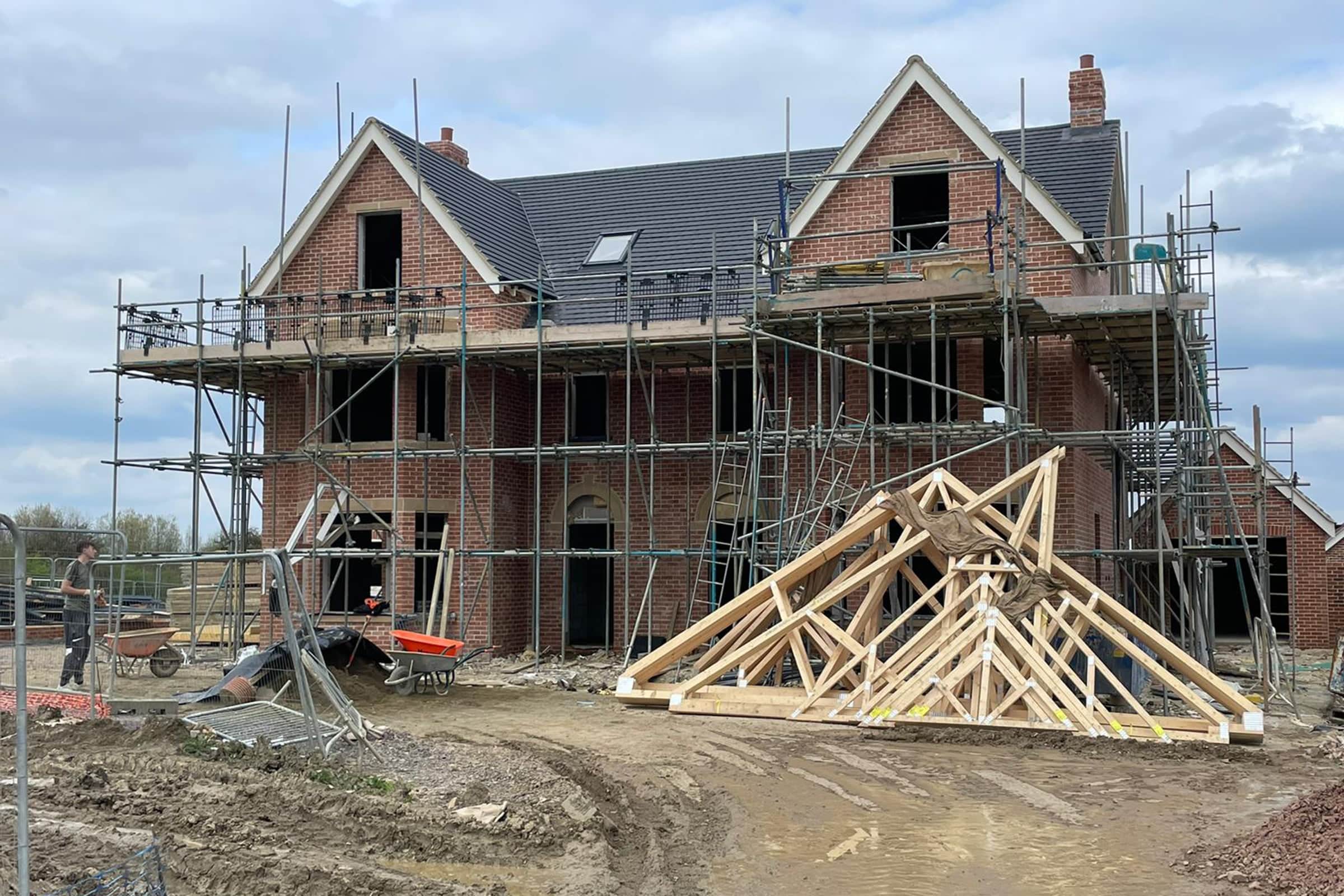 Traditional screed Rugby - New build homes - 01933 716018